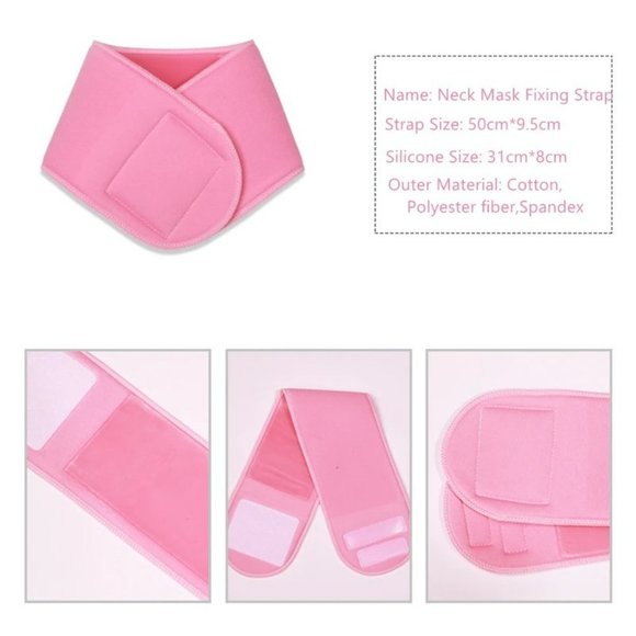 Skincare | Silicon Neck Treatment Wrap With Velcro Reusable Antiwrinkle ...